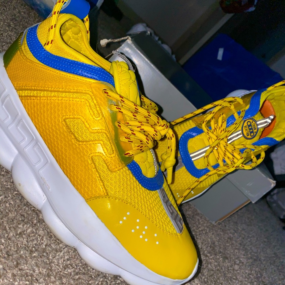 Versace Chain Reaction Yellow Blue - Gem